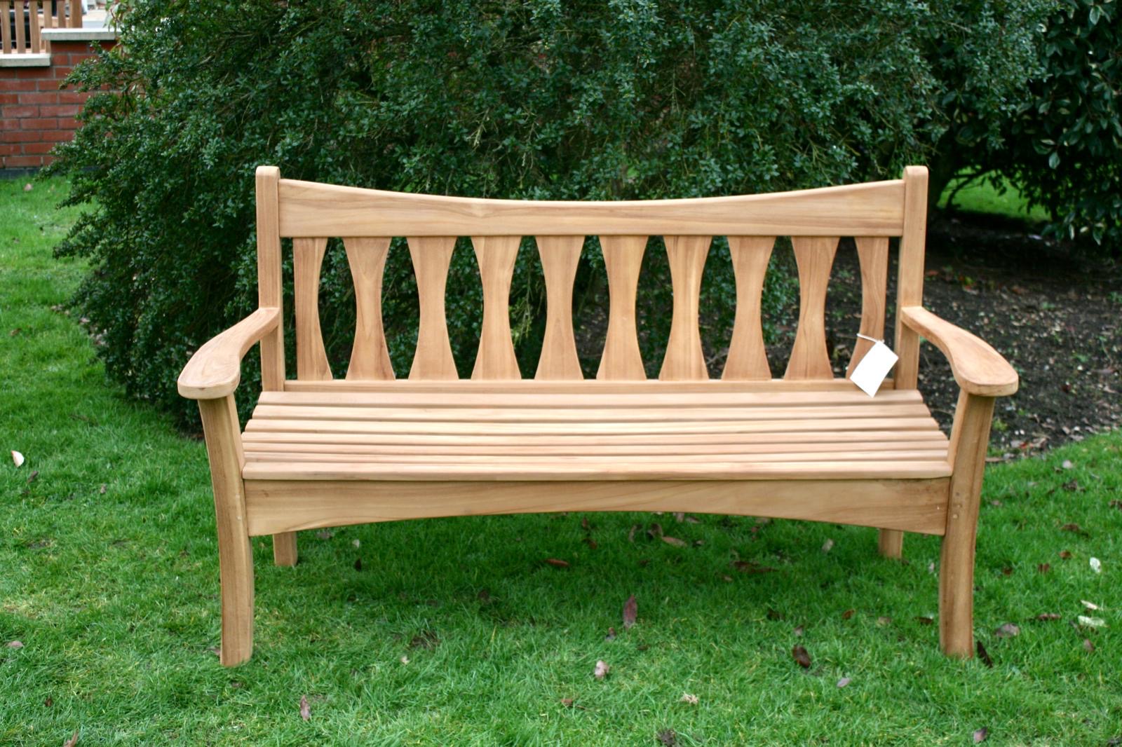 Westminster Teak Wood Garden Bench | 3 Seater – Norfolk Designer Gardens