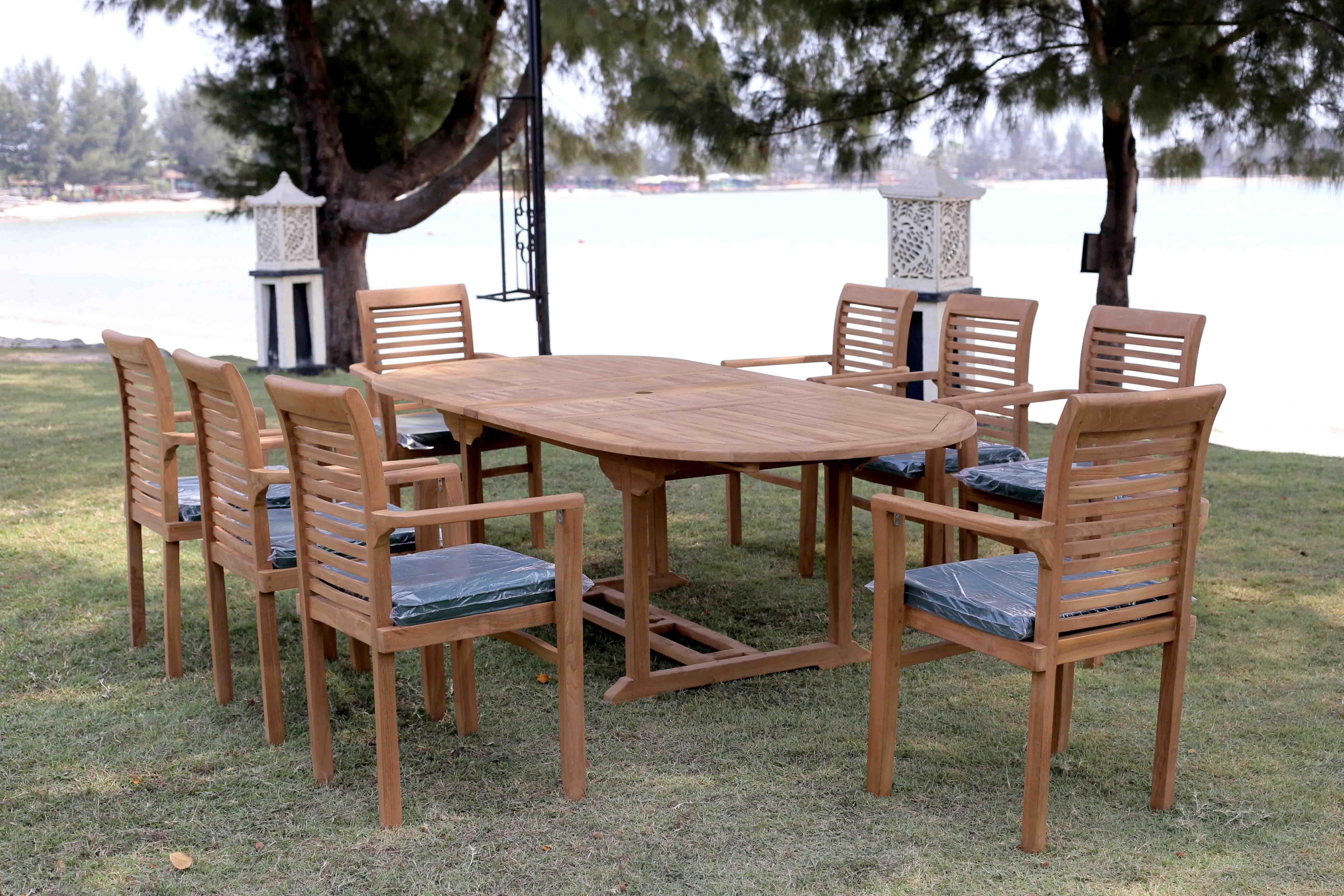 Heritage teak dining Collection – Norfolk Designer Gardens